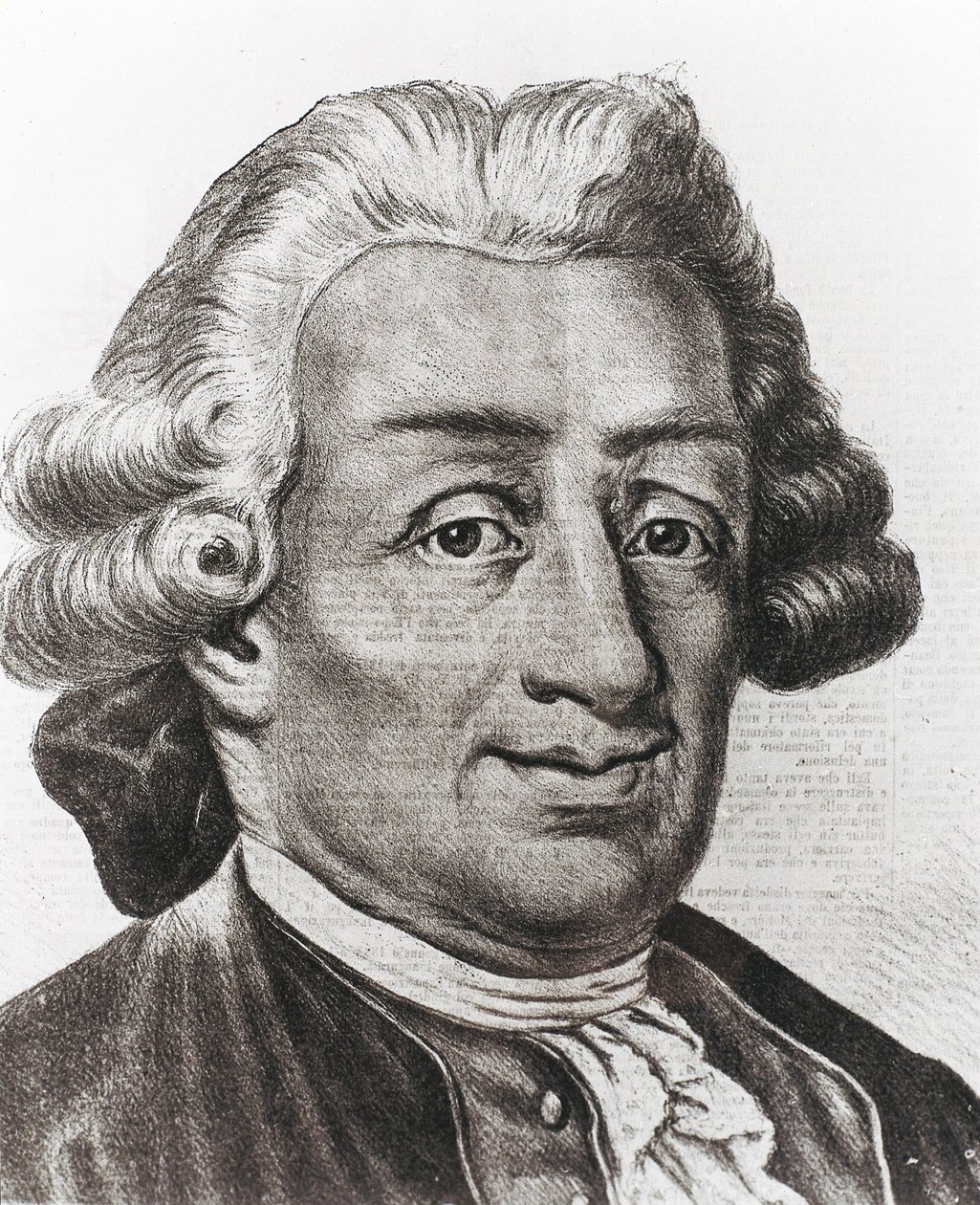 ゴルドーニ、カルロ（1707-1793）。イタリアの劇作家、詩人。エングレーヴィング。