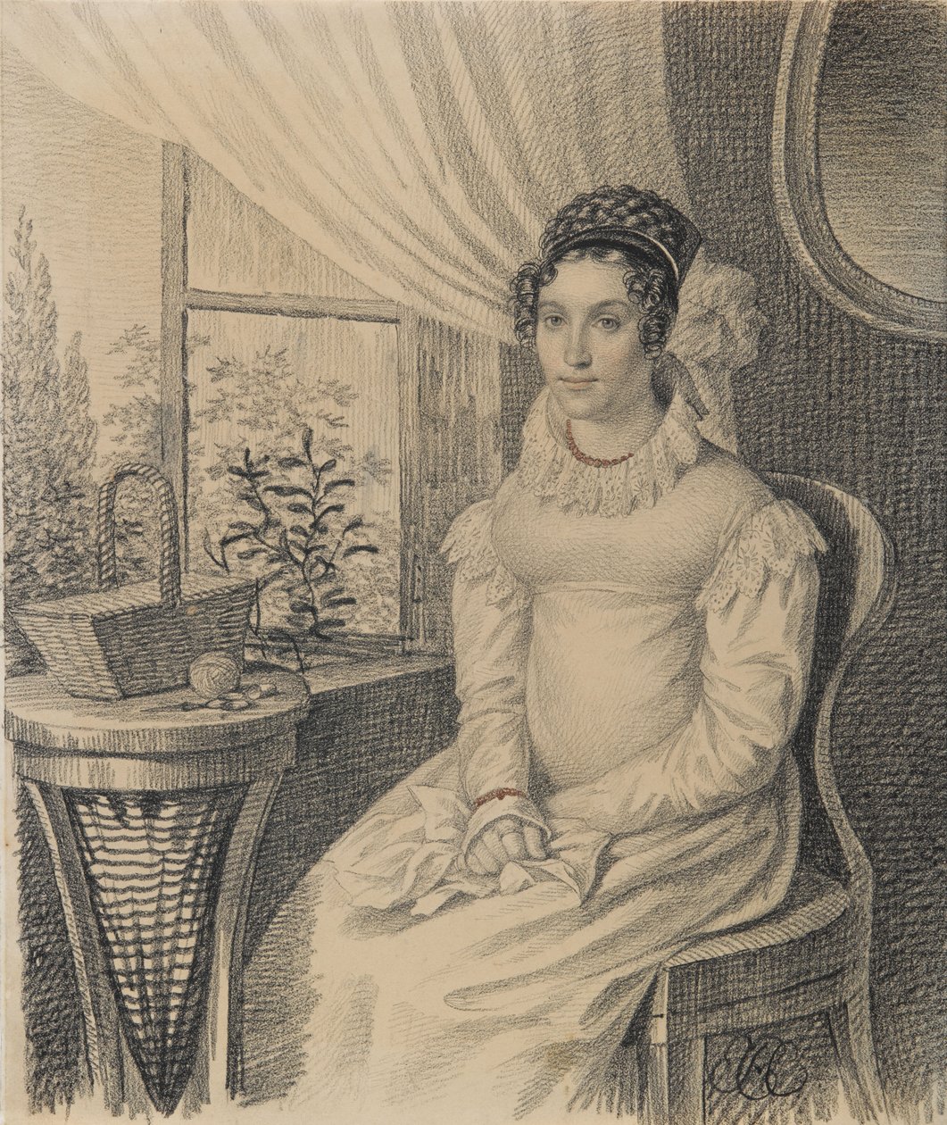 Varvara Alexandrovna Korsakovaの肖像、1820年代初頭。