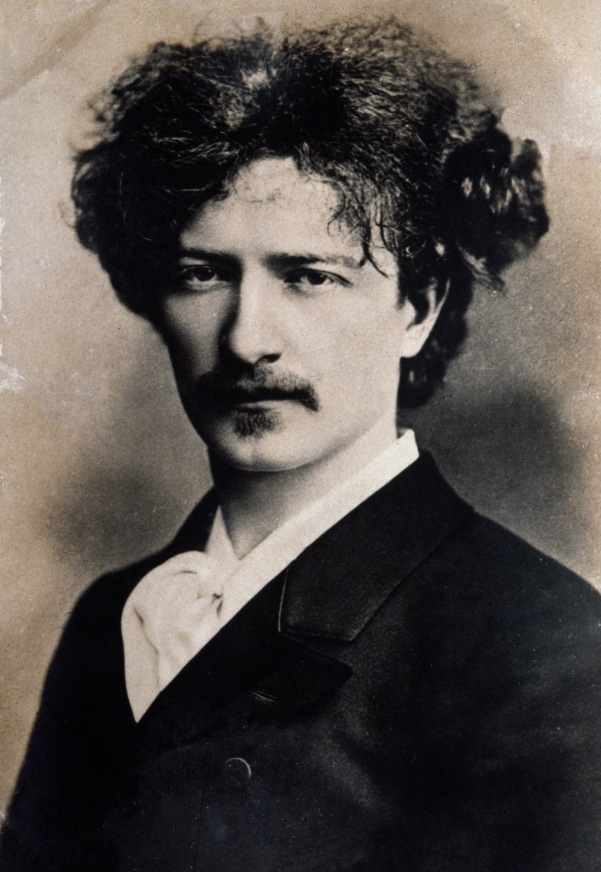 ポーランドの作曲家Ignacy Jan Paderewski（1860-1941）の肖像
