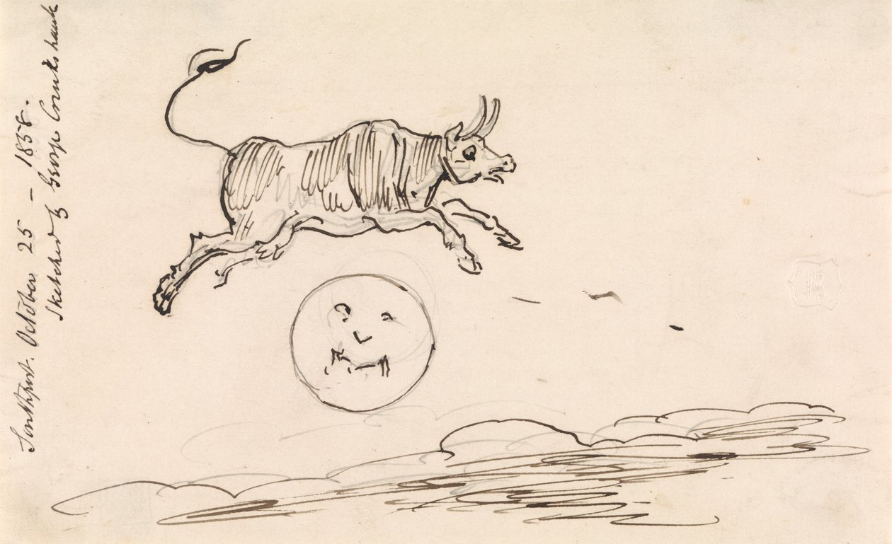 A Vaca Salta sobre a Lua | アートプリント