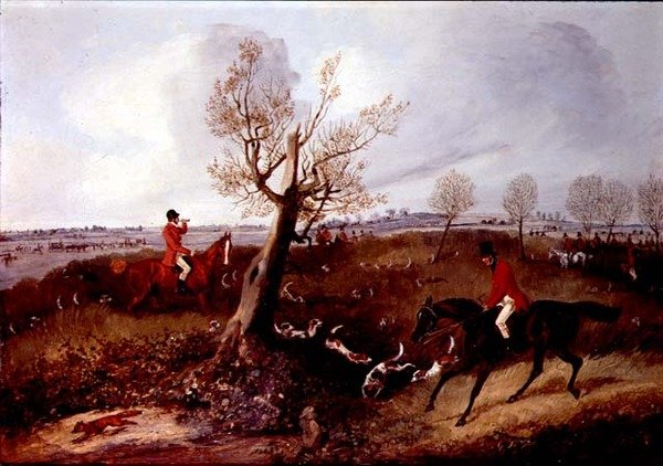 View Halloo（4点セットのうちの1点）（油彩・キャンバス