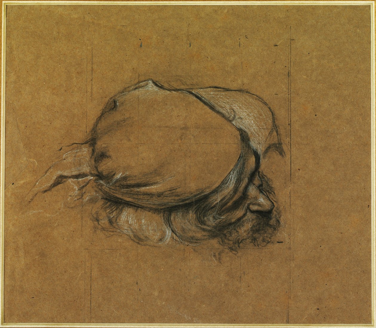 「海の乙女」（チョークで木炭を高めたもの）の研究