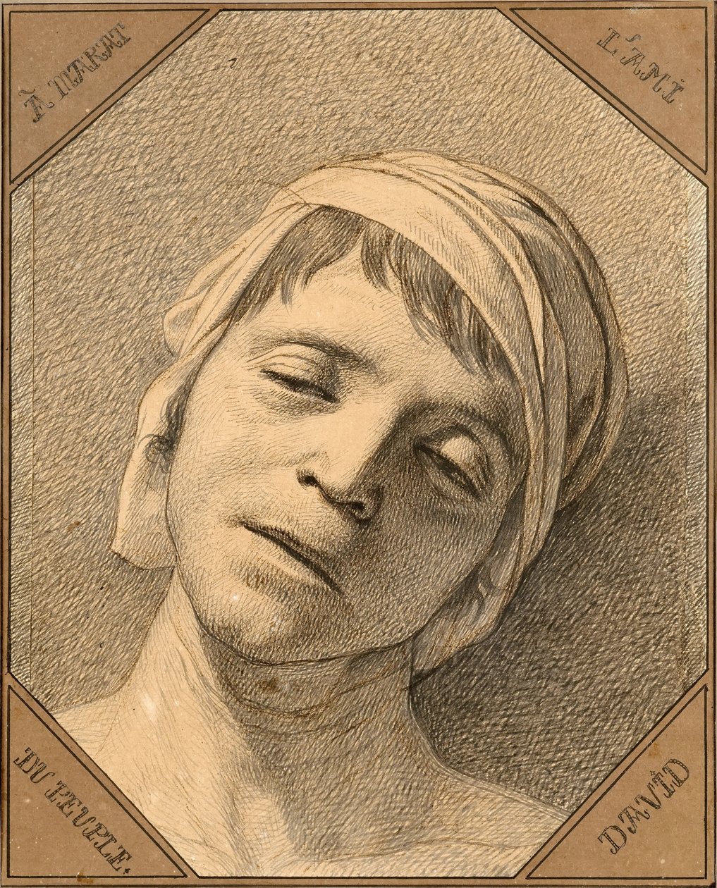 Jean Paul Marat von Jacques Louis David: Kunstdruck kaufen