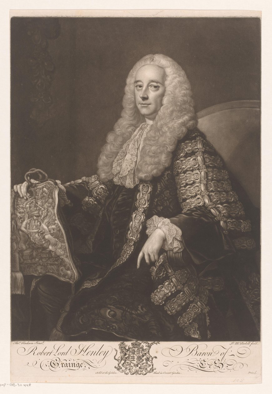 ポートレット・ヴァン・ロバート・ヘンリー Robert Lord Henley Baron of Grainge (オブジェクトのタイトル)