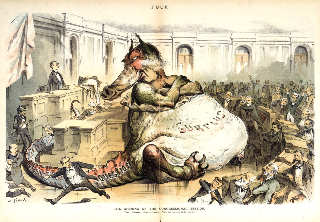 議会セッションの開始、1887