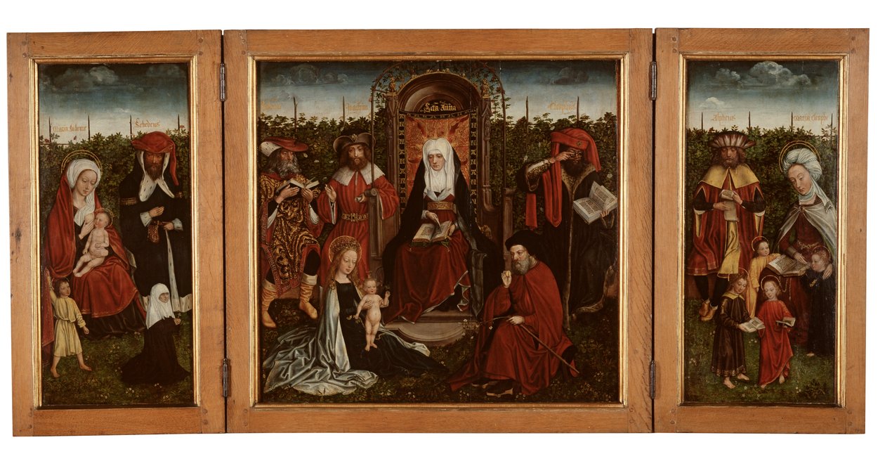 The Poortakker Triptych、c.1500-10（パネルに油彩）