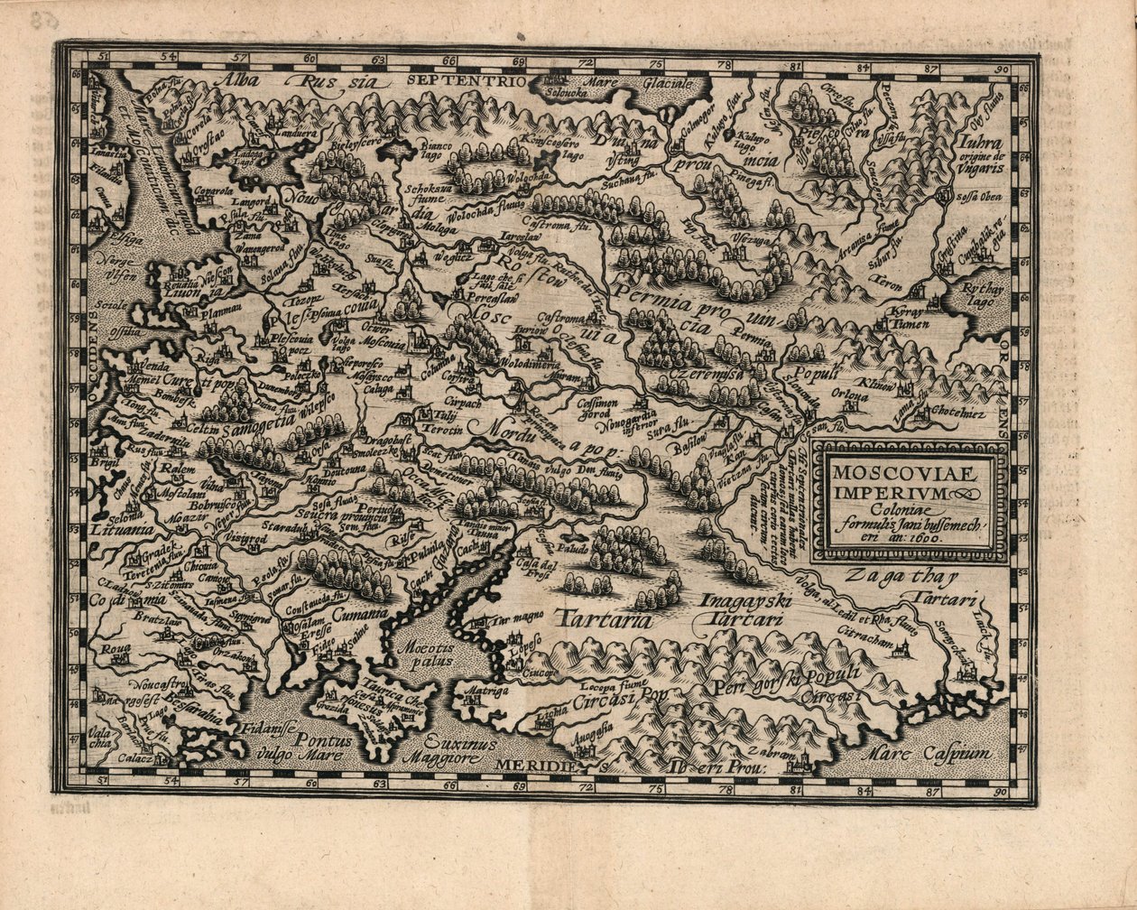 モスクワ政府、1600年。