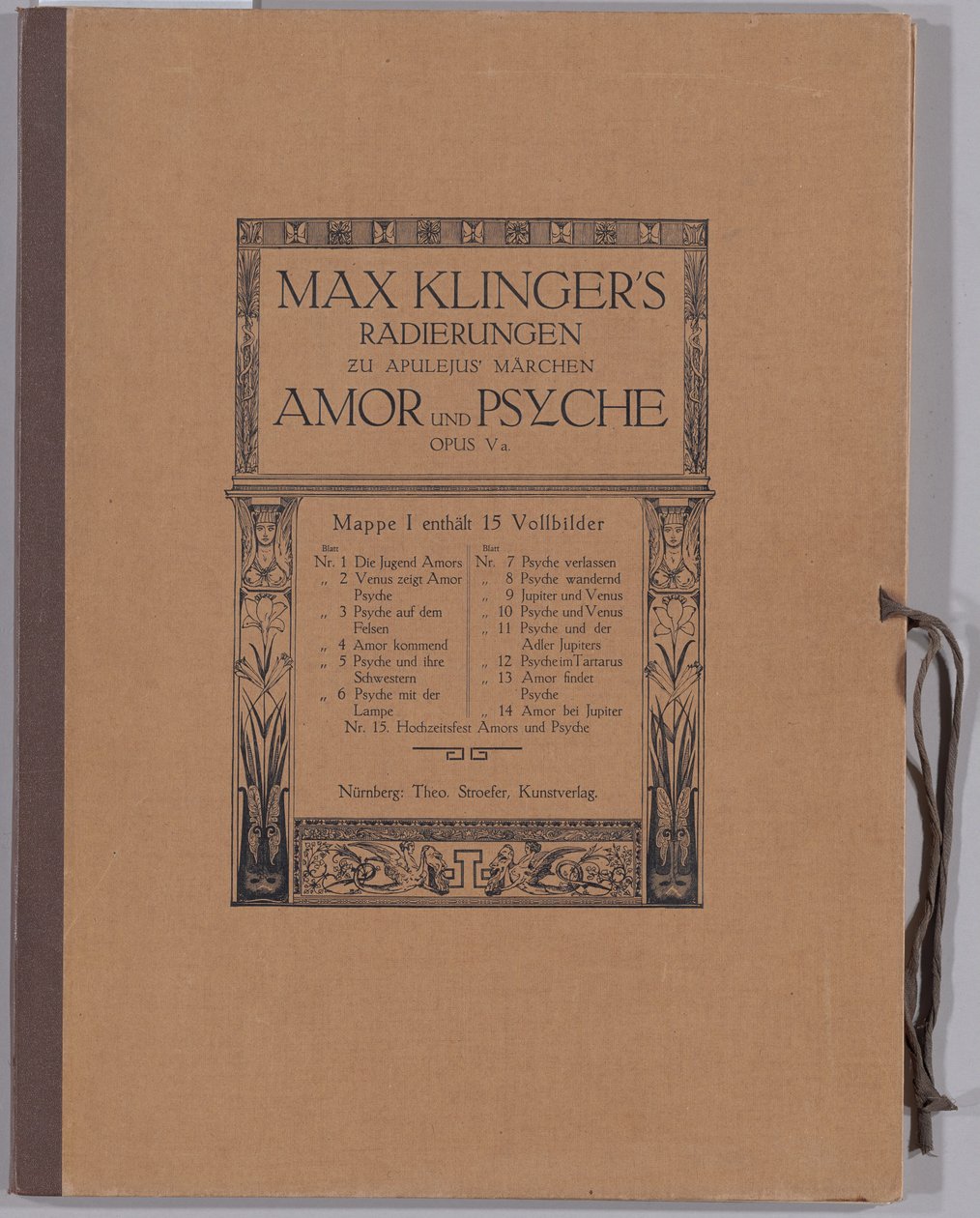 Amor und Psyche [Opus Va] von Max Klinger: Kunstdruck kaufen