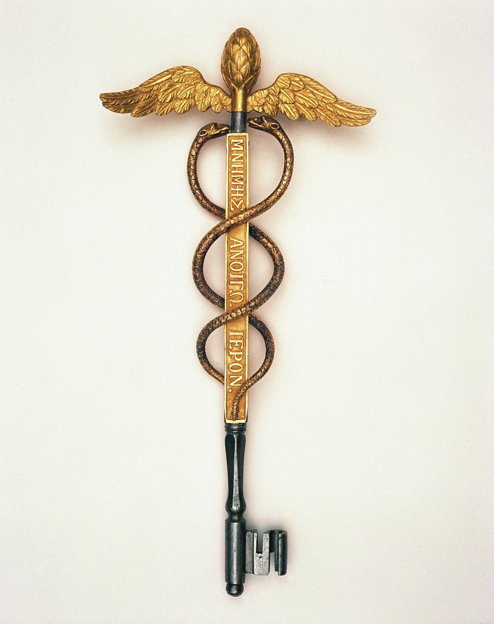シビル神殿の鍵、1801年（金メッキ真鍮と鋼）