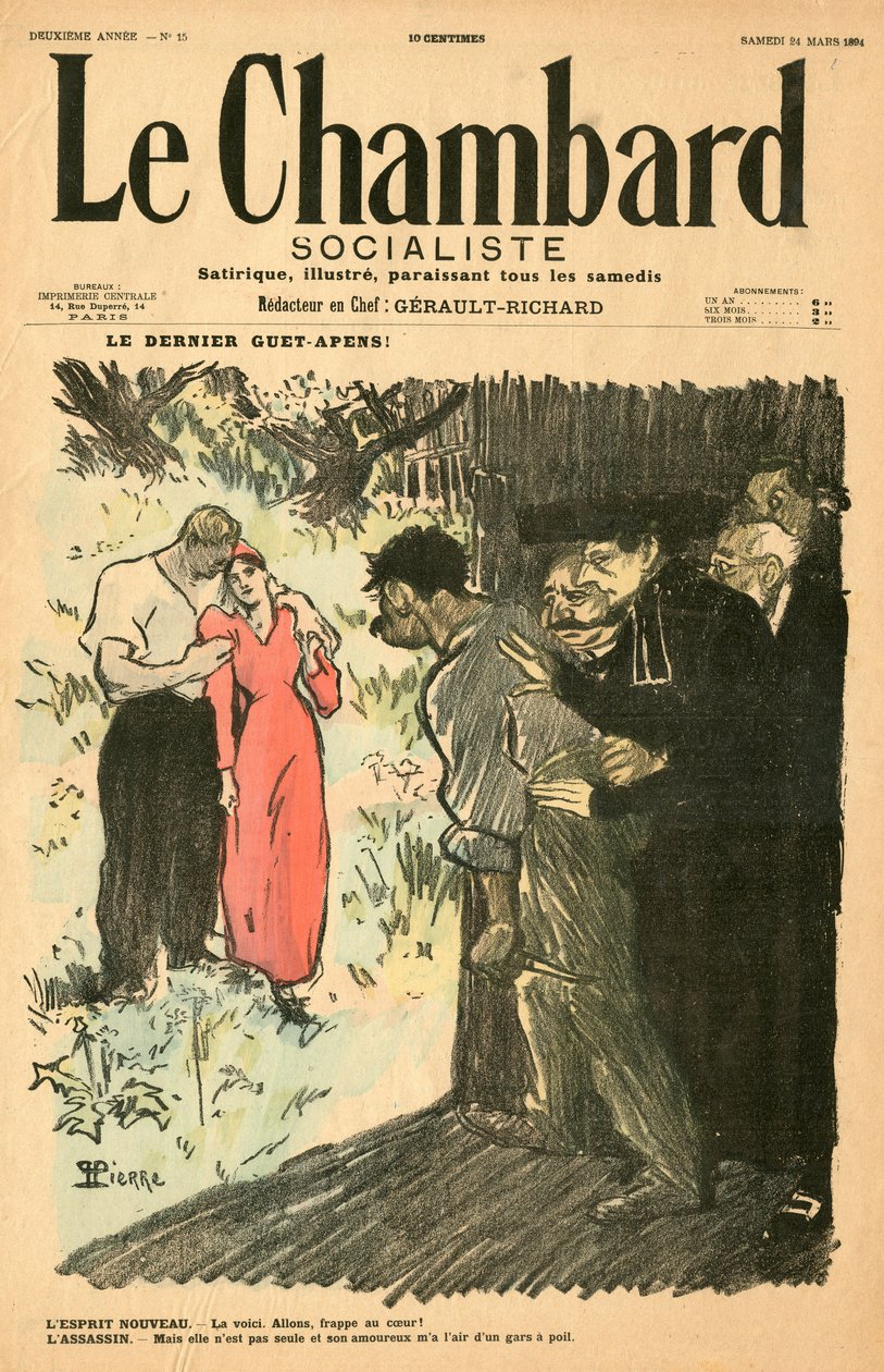 Le Chambard socialiste "の表紙、Satirique en Couleurs