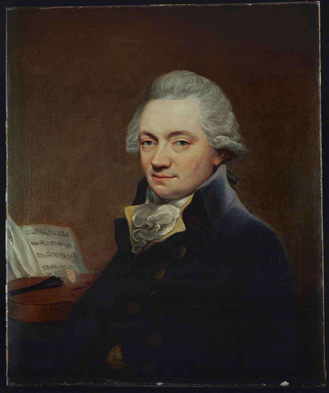Johann Peter Salomon, Joseph Haydns Verleger in London (Öl auf Leinwand)