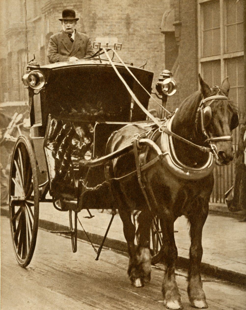 Hansom cab、c1910、1935。 | 不明