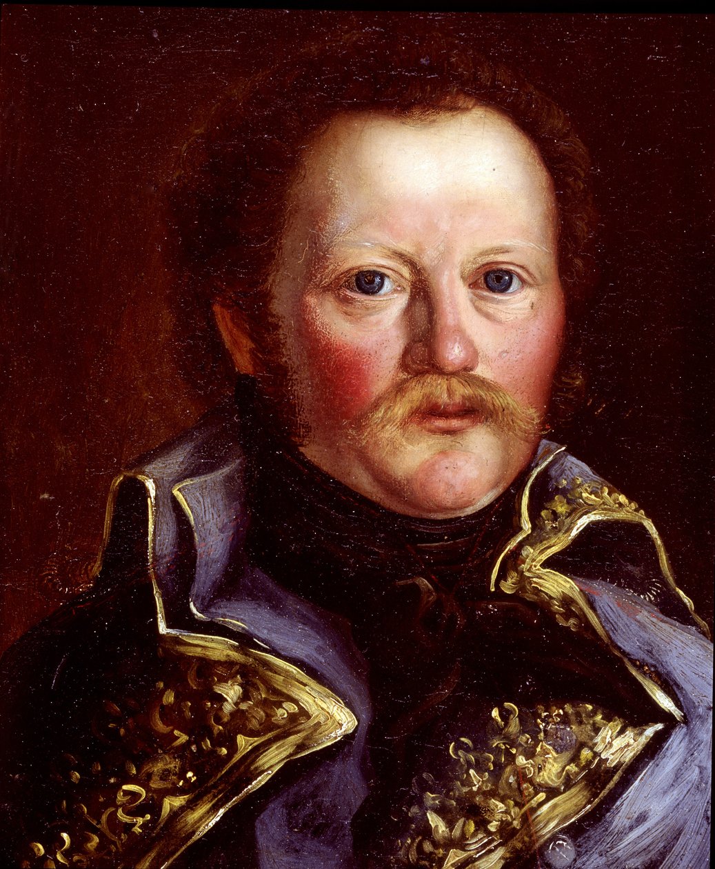 クスティーヌ将軍（1740～1793年）の肖像。