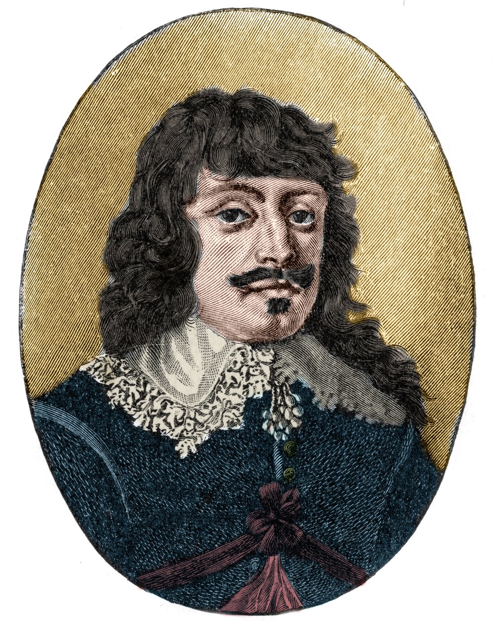 ポール・フレミングの肖像 ドイツの詩人（1609年 1640年）。