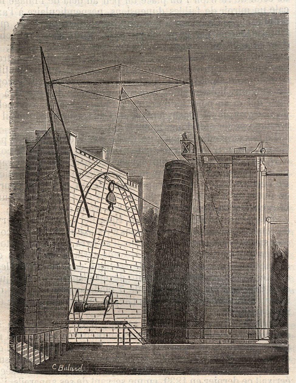 ロッセ卿と呼ばれるウィリアム・パーソンズ（1800-1867）の大鏡望遠鏡（リバイアサン）、Birr CastleからParsonstown ...