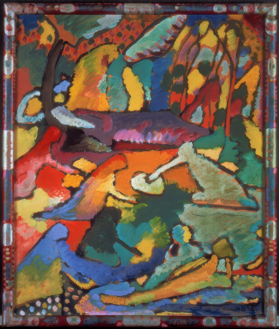 Fragment zu Komposition II von Wassily Kandinsky: Kunstdruck