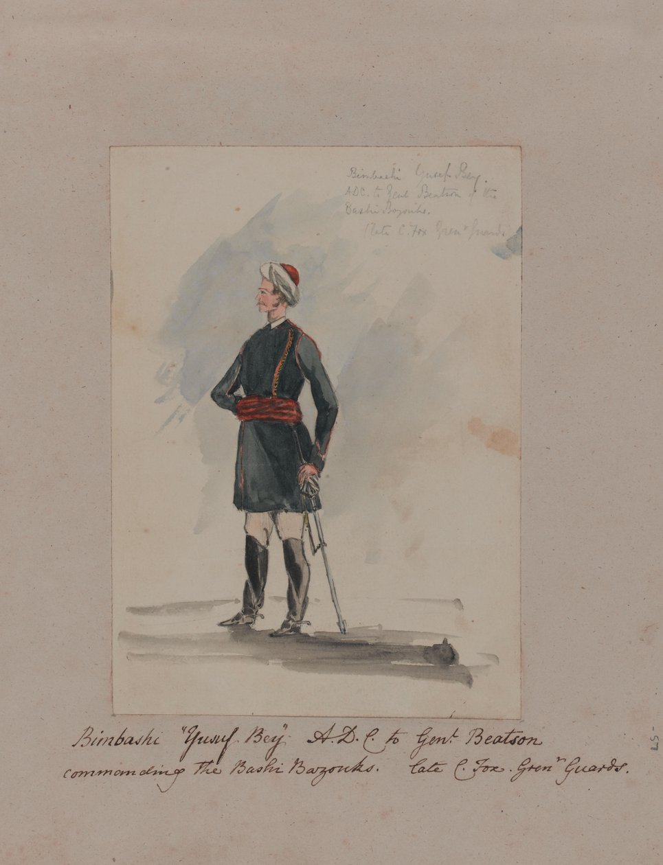 Bimbashi Yusuf Bey A.D.C. から Bashi Bazouks を指揮する Genl. Beatson へ。故C ...