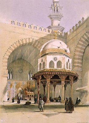 The Mosque of Sultan Hassan, Cairo, pub.1846年（リトグラフ）。