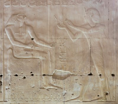 Basrelief, Seti I:n temppeli, Abydos, Egypti