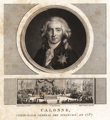 チャールズ・アレクサンドル・ドゥ・カロンヌ、財務総監