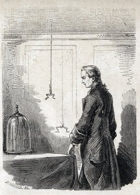 ルイジ・ガルバーニ、雷雲の電気でカエルの収縮を起こす - LUIGI GALVANI (1737-1798) イタリアの医師・物理学者。雷雲の ...