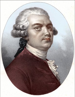 レカインの肖像（アンリ・ルイ・カイン（Henri-Louis Le Cain）（1729-1778））。