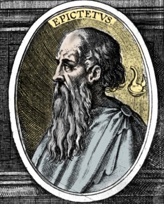 ストア派の哲学者エピクテート（EpictetusまたはEpiktetos）（50～125/130年頃）の肖像。