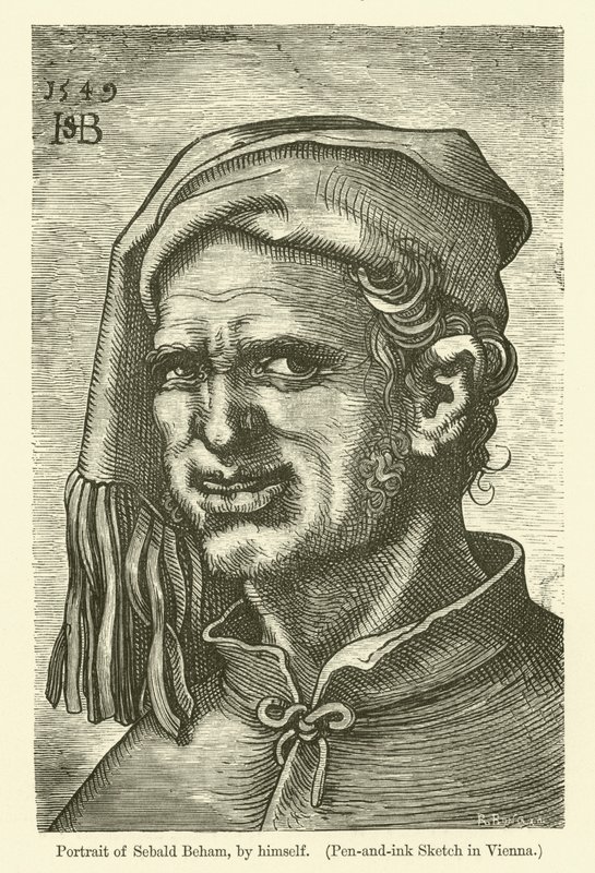 ドイツの画家で版画家のセバルドベハムの自画像